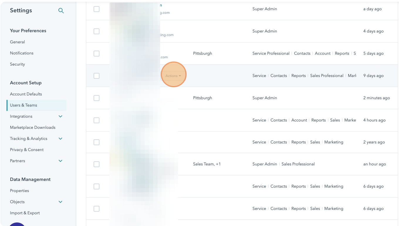 How do I give admin rights on HubSpot?